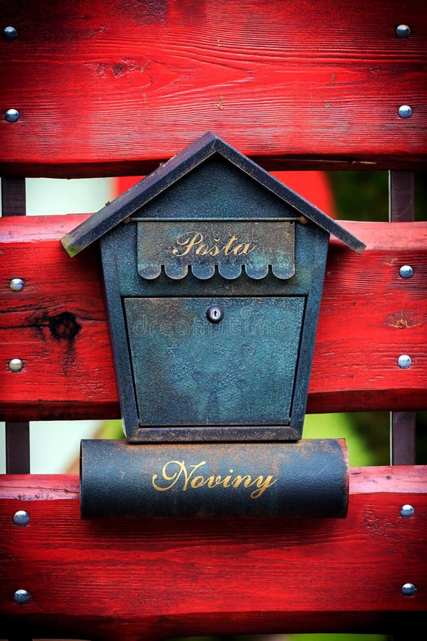 Abstract post box stock image. Image of letter, gate - 50755449