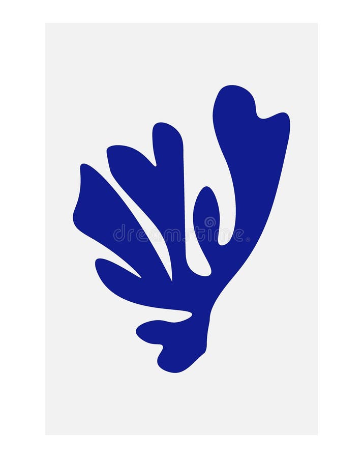 Abstract Poster Design. Modern Wall Art with Organic Irregular ...