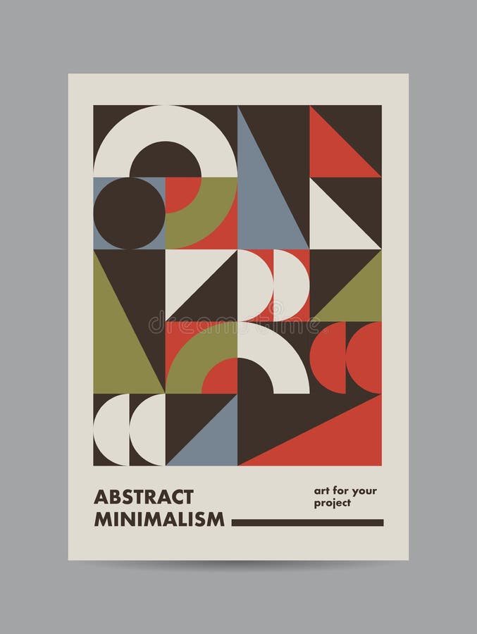 Abstract Poster Design Template Stock Vector - Illustration of color ...