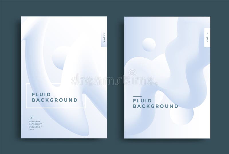 Neumorphism Poster with Gradient Light Wave. Stock Illustration ...