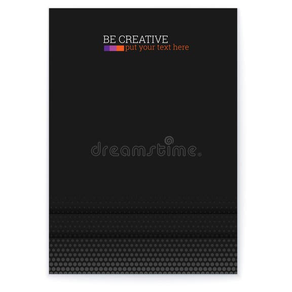 Abstract Poster with Multi Layered Rectangles at Bottom. Halftone ...