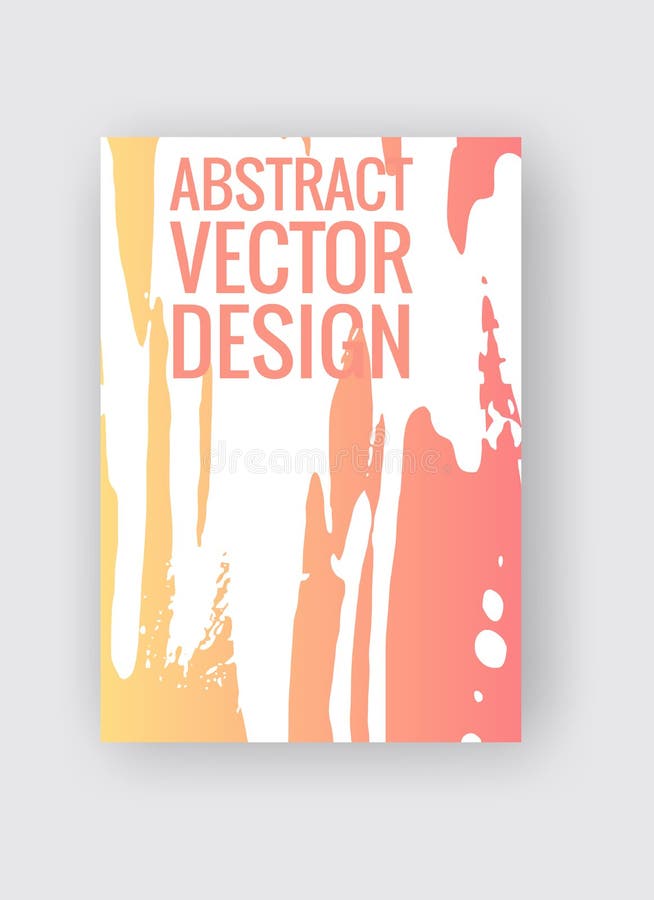 Abstract Poster Templates. Colorful Threads Composition. Vector ...