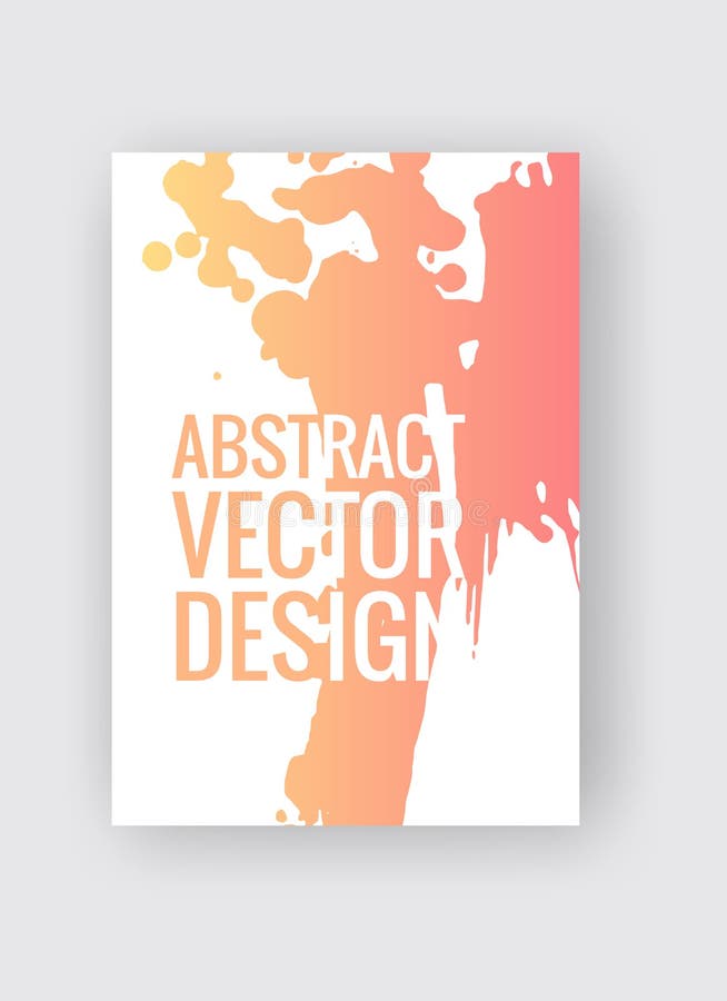 Abstract Poster Templates. Colorful Threads Composition Stock Vector ...