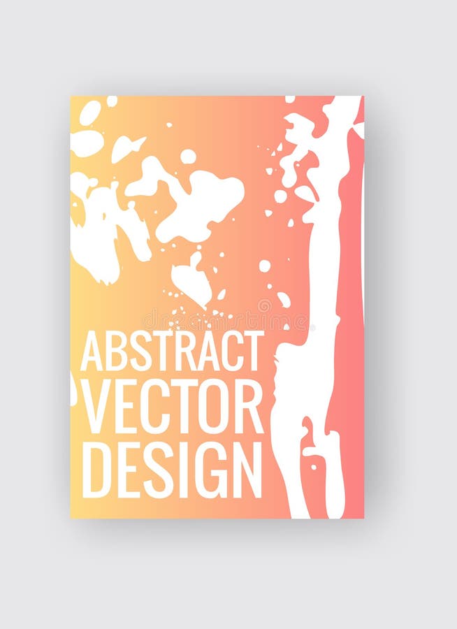 Abstract Poster Templates. Colorful Threads Composition Stock Vector ...