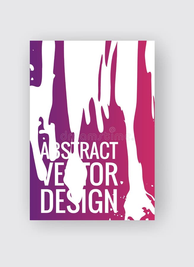 Abstract Poster Templates. Colorful Threads Composition Stock Vector ...