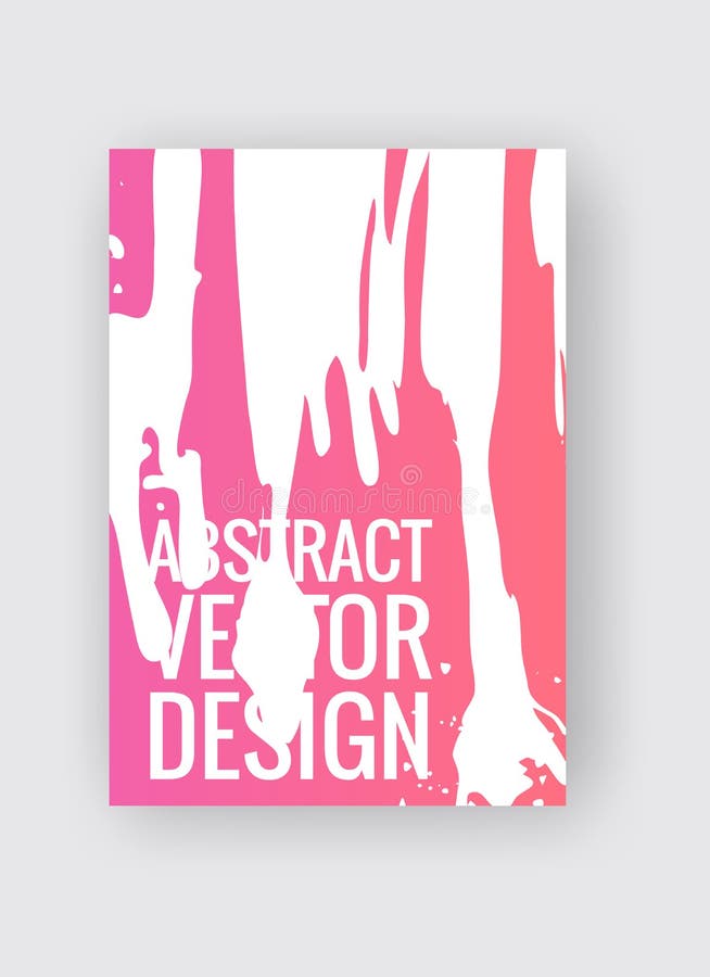 Abstract Poster Templates. Colorful Threads Composition Stock Vector ...