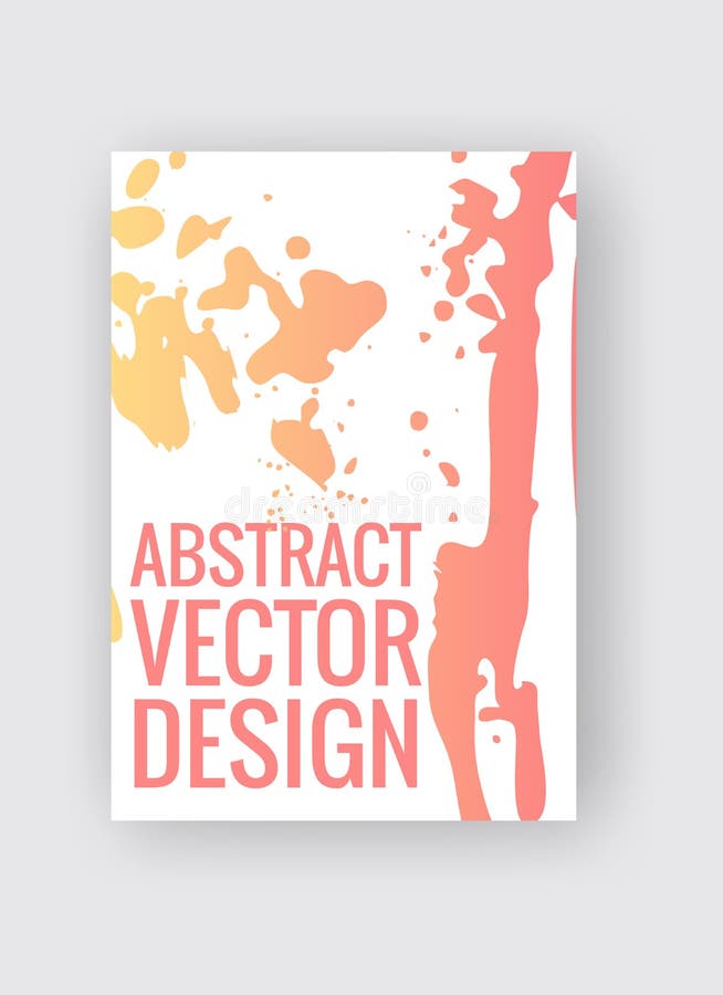 Abstract Poster Templates. Colorful Vector Threads Composition Stock ...