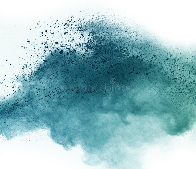 Abstract Powder Splatted Background. Pink Powder Explosion on White ...