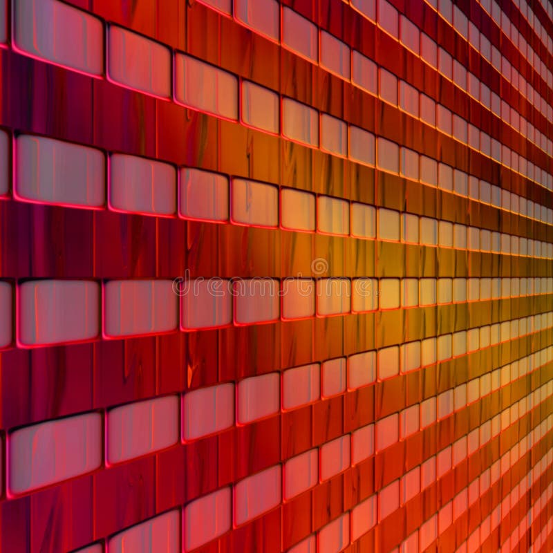 Abstract Powerful Illustrated Wall Design Stock Illustration ...