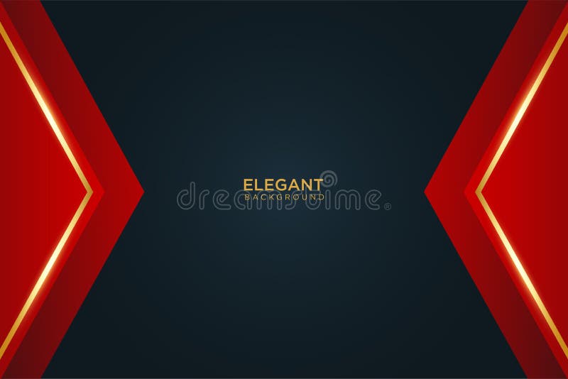 Abstract Premium Red and Gold Vector Illustration Stock Vector ...
