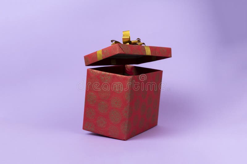 The Abstract Present Gift Box Float in the Air for the Holiday Stock ...