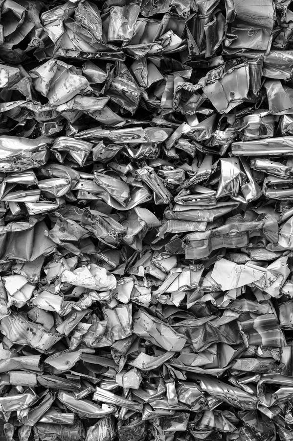 An Abstract Presentation of Scrap Metal Pieces, Which is Stored for the ...