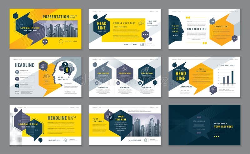 Abstract Presentation Templates, Infographic Elements Template Design ...