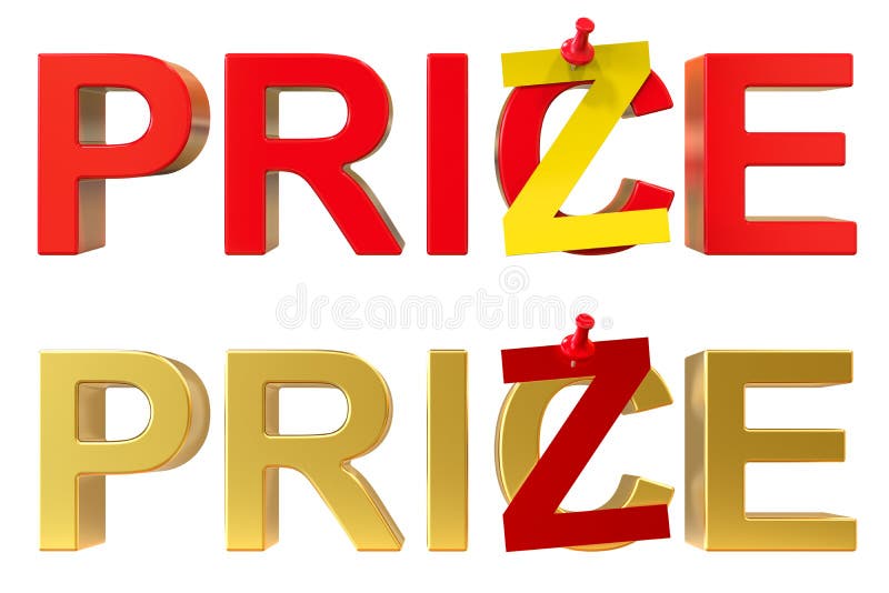 Abstract Price and Prize Concept Stock Illustration - Illustration of ...
