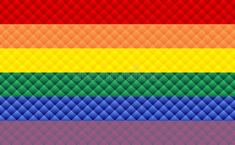 Gay Pride Flag on a Brick Wall Stock Vector - Illustration of green ...