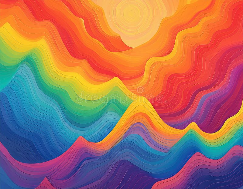 Abstract Pride Lgbtq+ Background Stock Illustration - Illustration of ...