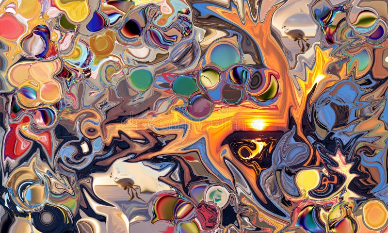 Abstract Print Wallpaper, Background Stock Illustration - Illustration ...