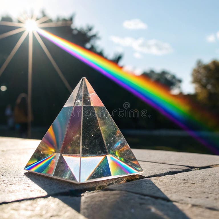 Abstract Prism Light Reflection Stock Illustration - Illustration of ...