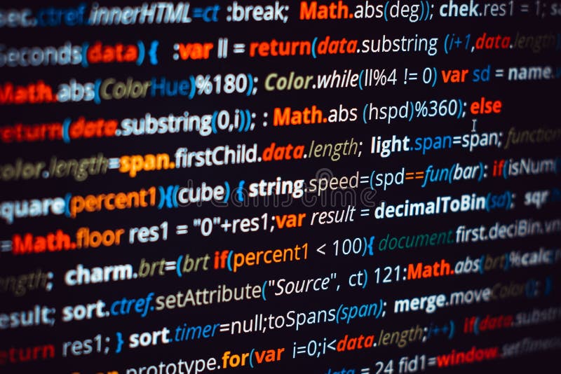 Abstract Program Code Stock Image Image Of Html Javascript 66467575