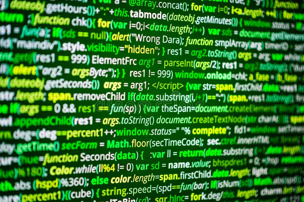 Abstract program code stock image. Image of host, development - 66467599