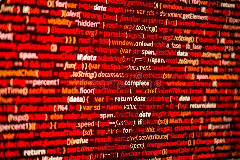 Abstract Program Code Stock Image Image Of Program Html 66467643