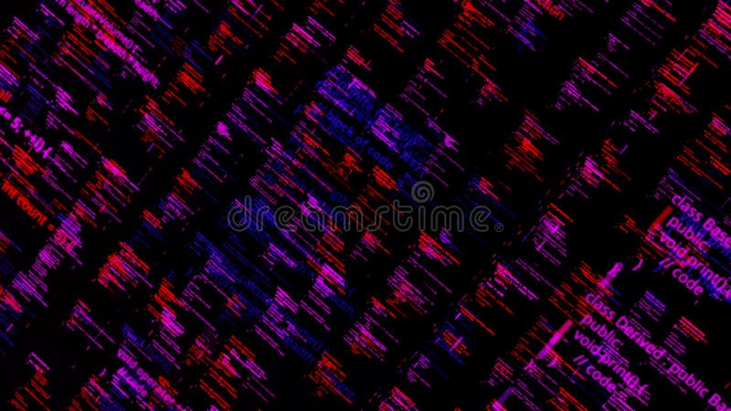 Abstract Programming Code On Digital Screen Animation Stock Footage Video Of Coding