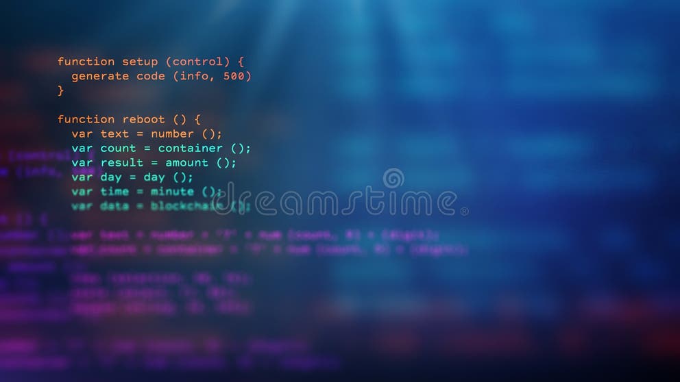 Abstract Programming Illustration. Cloud Technology Data Security ...