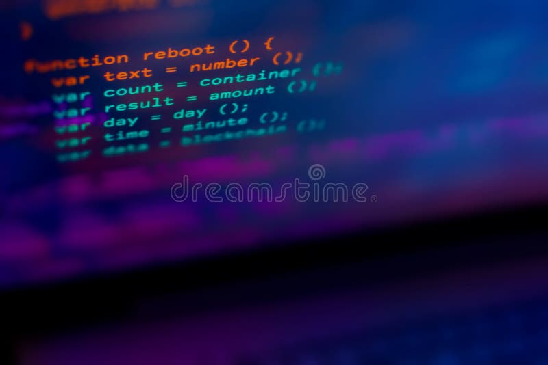 Programming Illustration. Programmer Working Place Illustration Concept ...