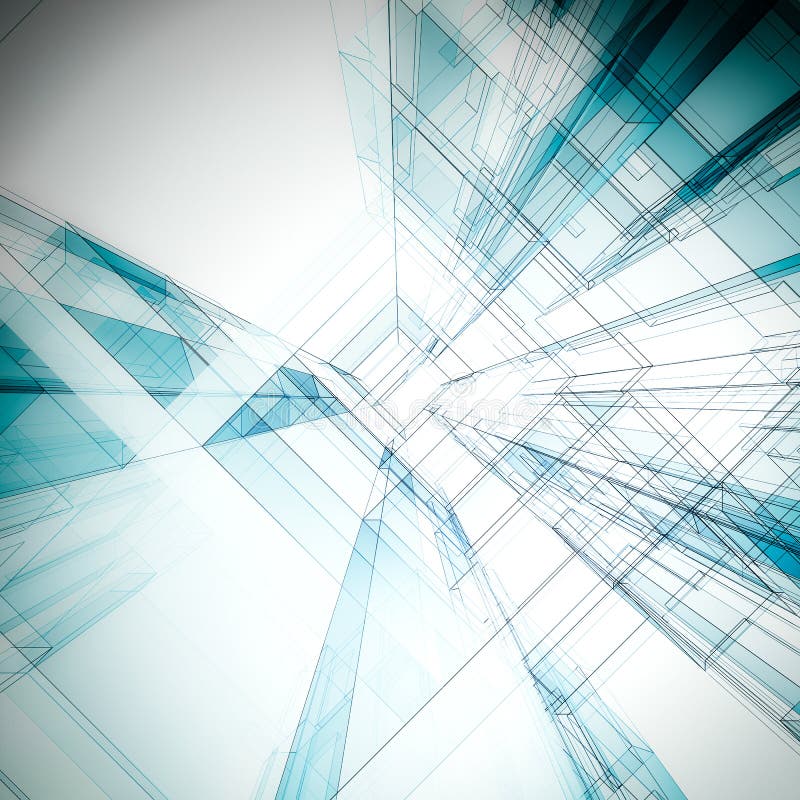 Abstract project stock illustration. Illustration of architecture ...