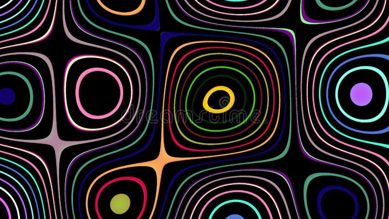 Abstract Psychedelic Animation Motion Graphics Stock Footage - Video of ...