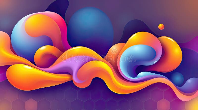 Abstract Psychedelic Art Modern Painting. Abstract Decorative Texture ...