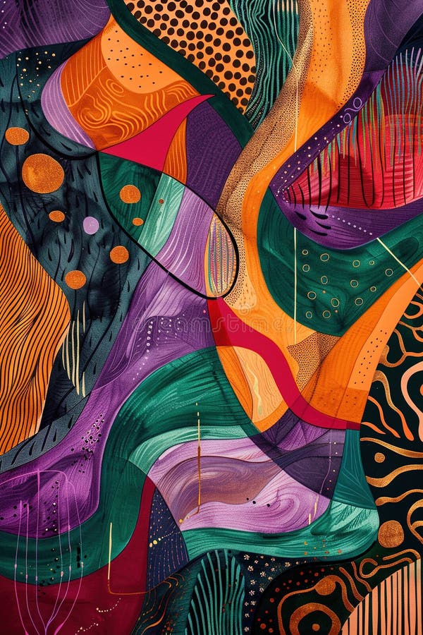 This Abstract Psychedelic Artwork Bursts with Rich, Complex Patterns ...