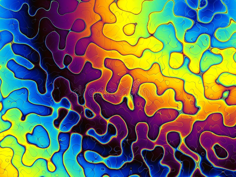 Abstract Psychedelic Background Stock Illustration - Illustration of ...