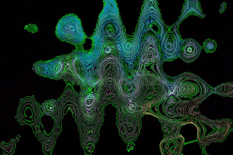 Colorful Wavy Blob stock illustration. Illustration of background ...