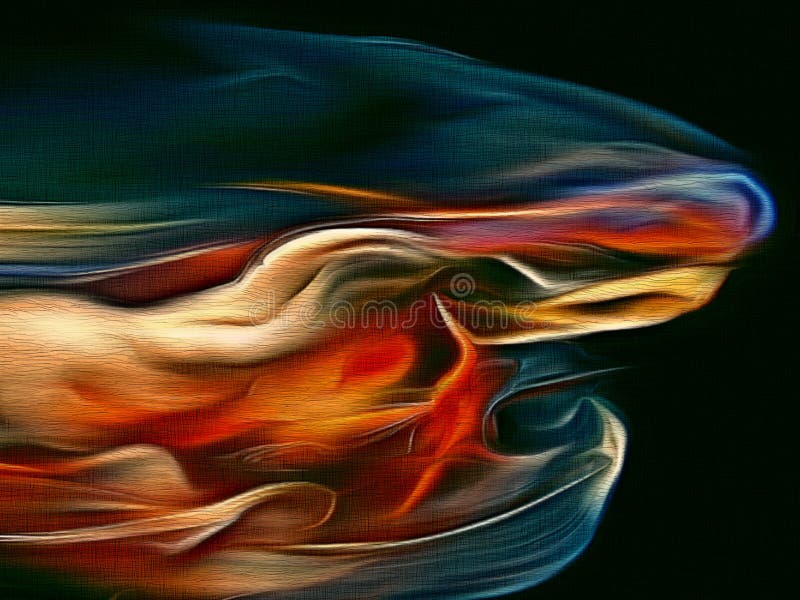 Abstract Psychedelic Background, Texture Color Pencil Stylization for ...