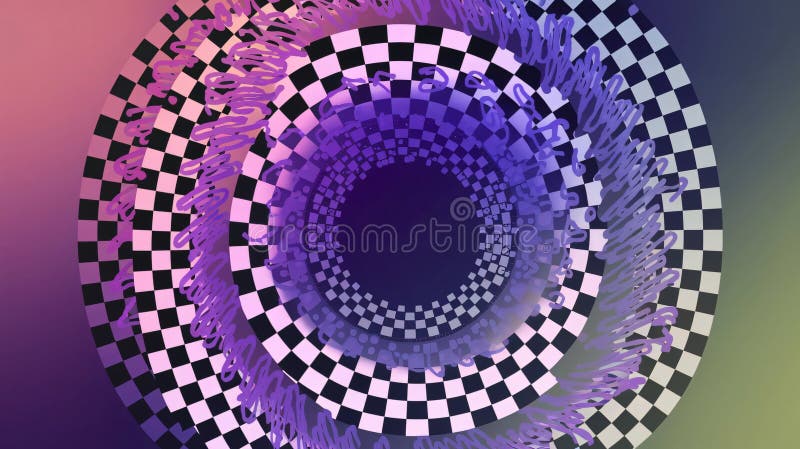Abstract Psychedelic Checkerboard Vortex Good Resolution Stock Photo ...