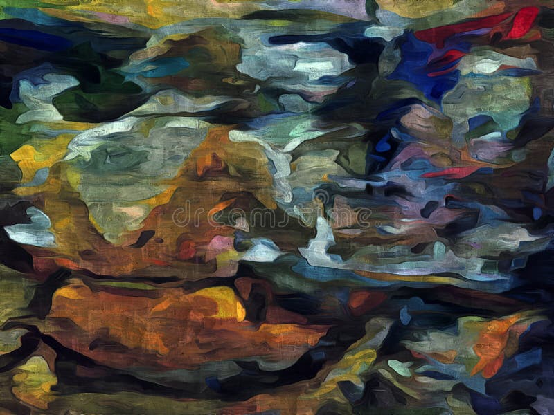 Abstract Psychedelic Grunge Background Graphic Stylization on a ...