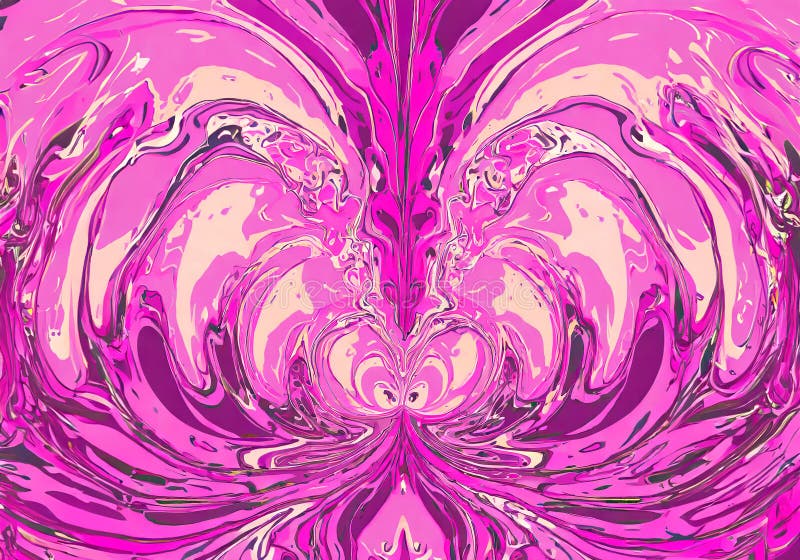 Abstract Psychedelic Pink Background Stock Illustration - Illustration ...