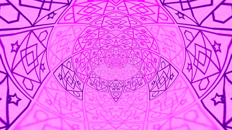 Abstract Psychedelic Pink and Purple Pattern Stock Footage - Video of ...