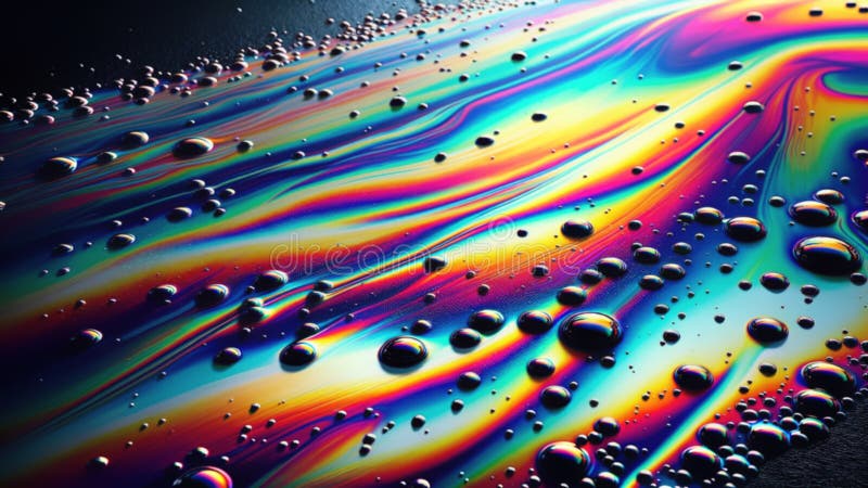 Abstract a Psychedelic Rainbow Effect. Stock Illustration ...