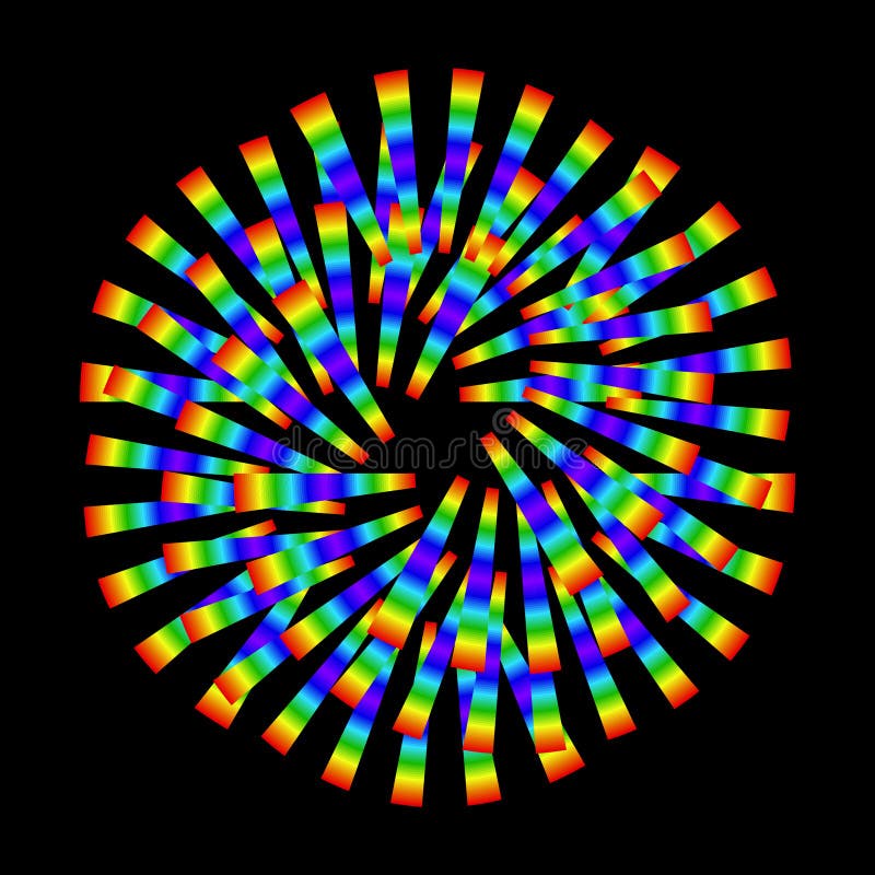 Abstract Psychedelic Symbol Stock Vector - Illustration of print ...