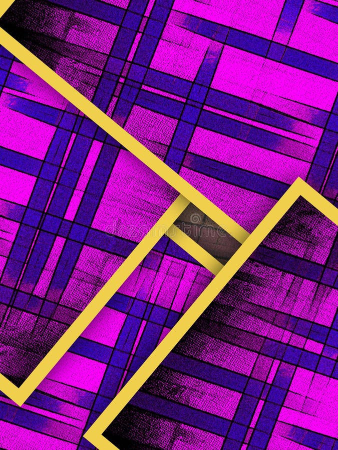 Abstract Purple Background with Diagonal Stripes Lines and Blocks in ...