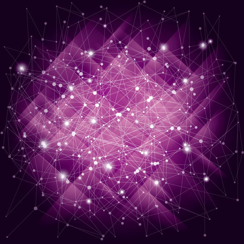 Abstract Purple Background. Vector Science Background. Picture Image ...