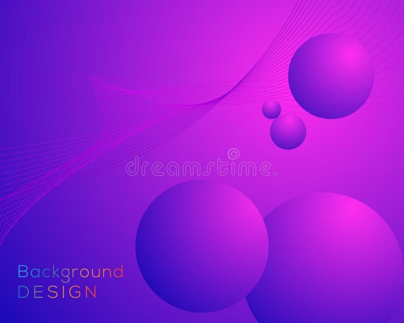 Abstract Purple Ball Background Stock Vector - Illustration of ...