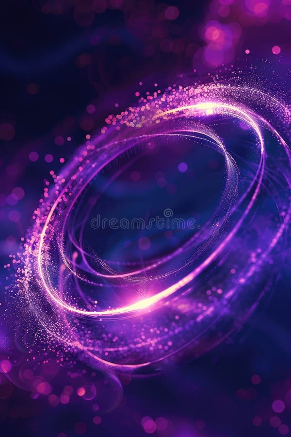 Abstract Purple and Black Circular Design, Suitable for Backgrounds ...