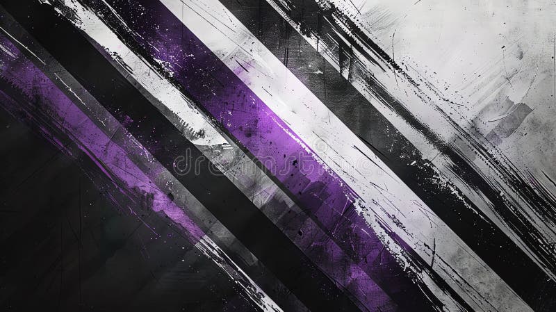 Abstract Purple and Black Diagonal Lines with Grunge Texture Overlay ...