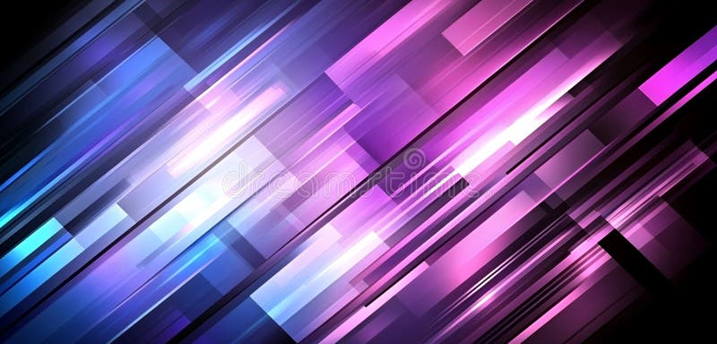 Abstract Purple Blue Diagonal Lines Geometric Background Modern Tech ...