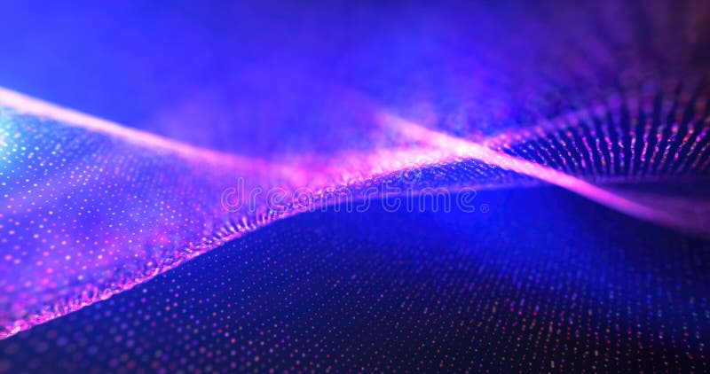 Abstract Purple and Blue Digital Wave Pattern, Creating a Vivid and ...