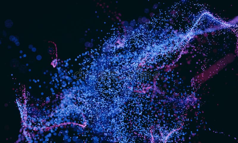 Abstract Purple and Blue Glitter Particles Background Use for Wallpaper ...