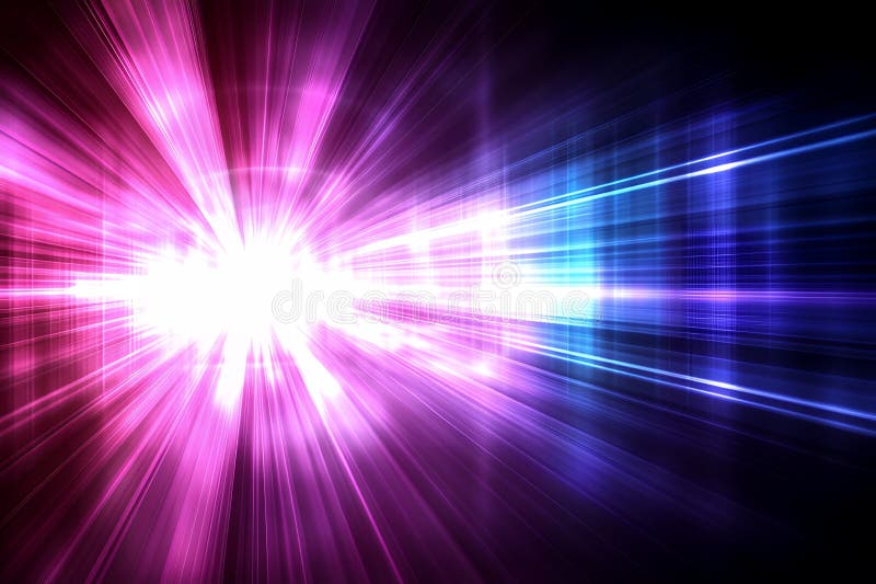 Abstract Purple and Blue Light Burst Speed Technology Background Stock ...